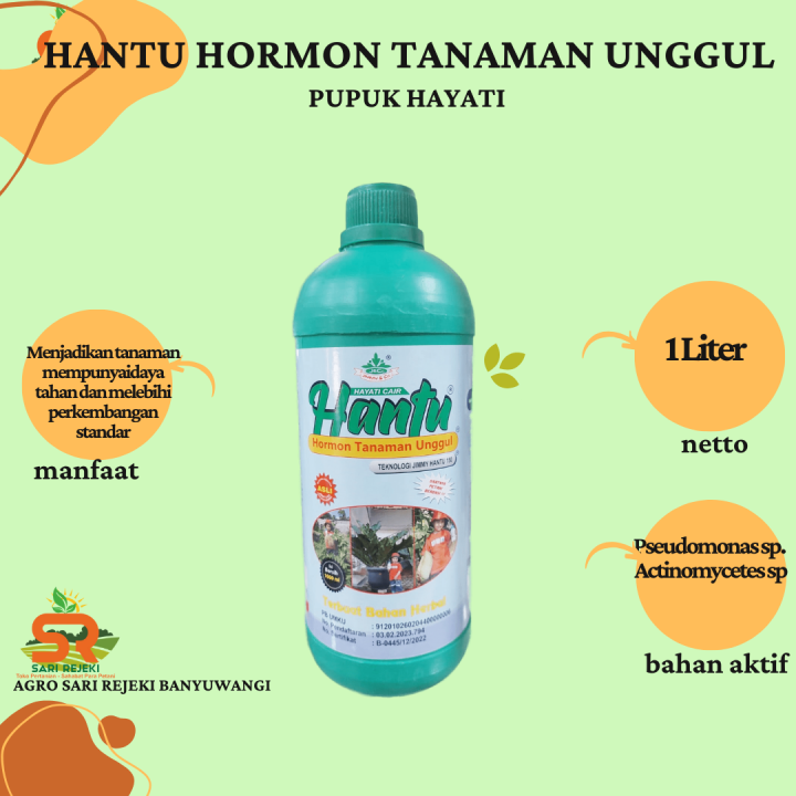 PUPUK JIMMY HANTU 1LITER HIJAU MULTIGUNA COCOK UNTUK SEMUA JENIS ...