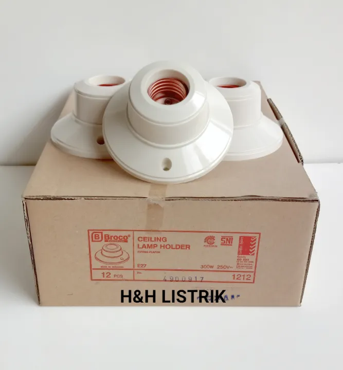 BROCO - Fitting Lampu Bulat Broco 1212 Per 1 Dus (isi 12 pcs) Broco ...