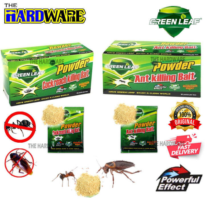 Green Leaf Ants & Cockroach Killing Bait Powder(5g)Killing Powder ...