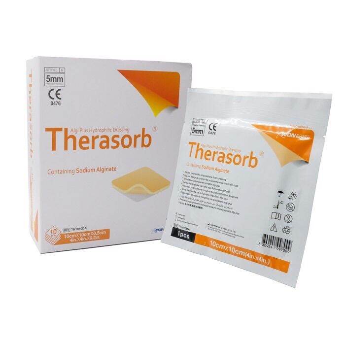 Therasorb polyurethane foam plus Alginate 10x10 | Lazada.co.th