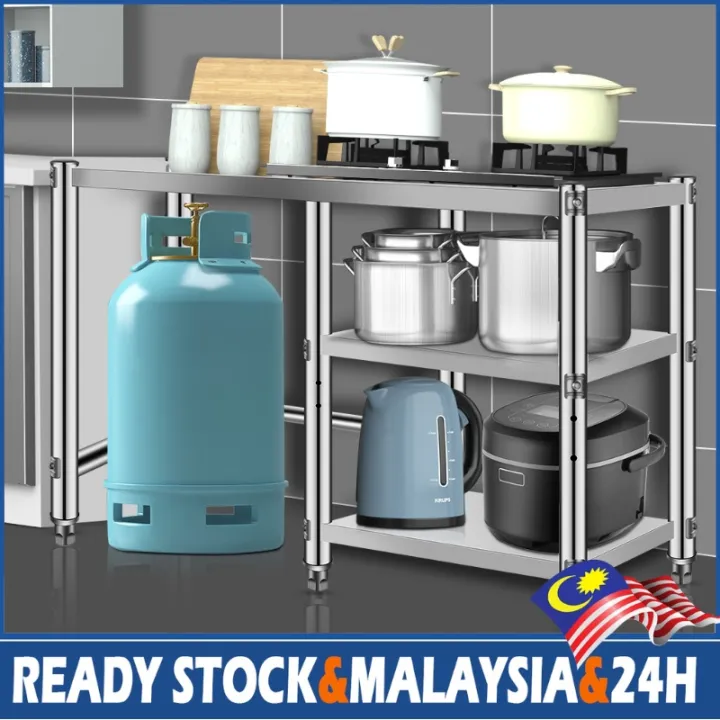【Free pair of gloves】Stainless Steel Kitchen Stove Rack / Gas Rack ...