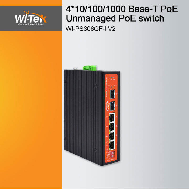 Wi-Tek WI-PS306GF-I V2 Unmanaged PoE switch | Witek by EJD | Lazada PH
