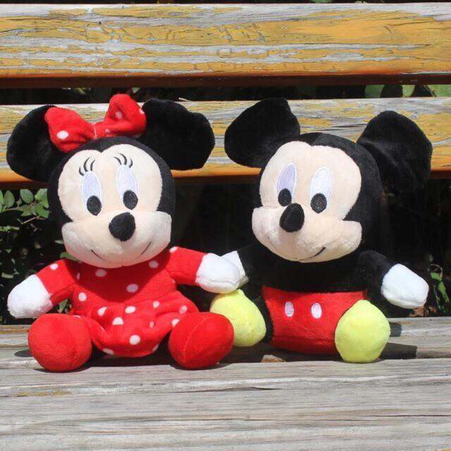 [COD] HUGGABLE MICKEY and MINNIE MOUSE STUFFTOY - 7 inches | Lazada PH