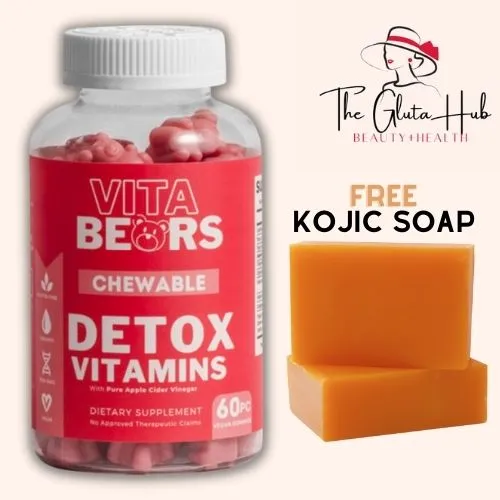 Vitabears Detox Vitamins Gummies Vita Bears Vegan Collagen Folic Acid ...
