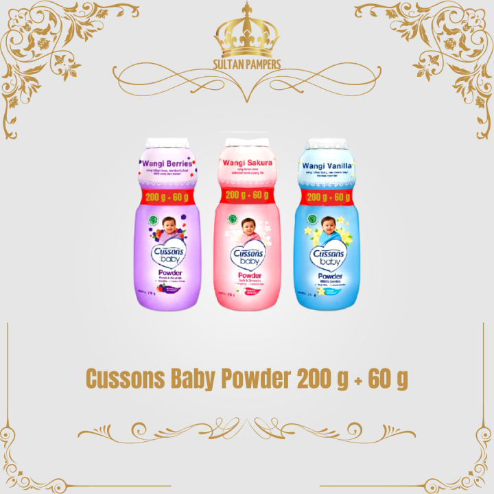 Cussons Baby Powder 200g + 60g / Bedak Bayi Cussons / Bedak bayi / Baby ...