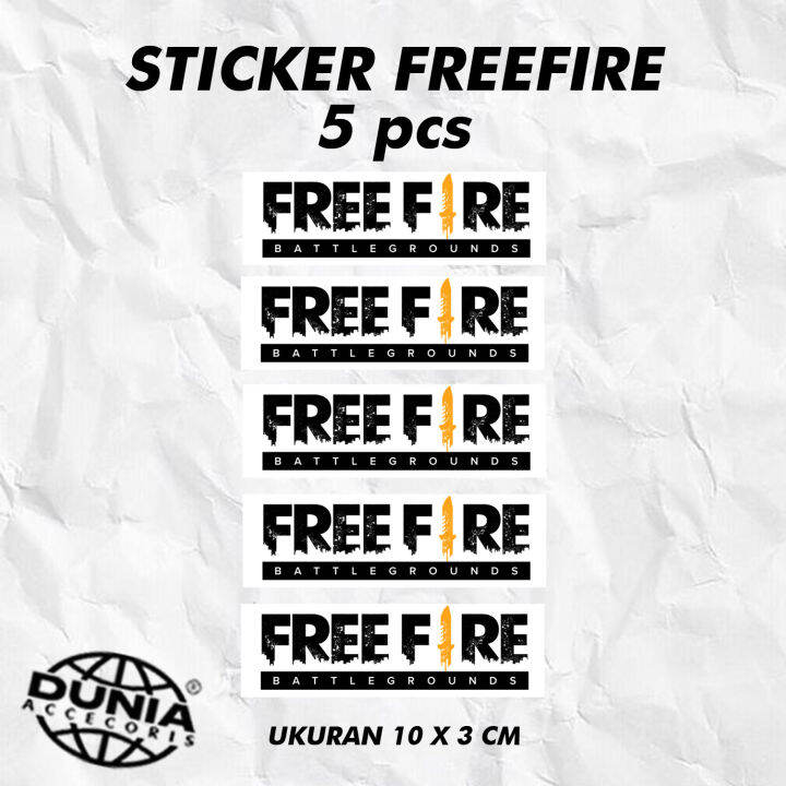 free fire accecoris / sticker free fire / stiker FF / stiker squad free ...