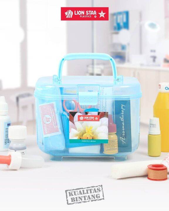 Persona Case 004 SB-28 LION STAR/ Box P3k/ Tempat Make Up/ Kotak Alat ...