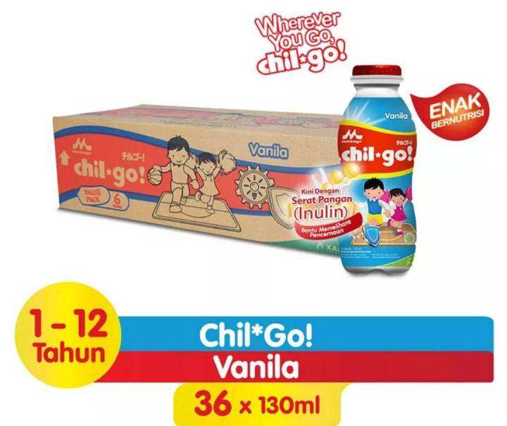 Susu Morinaga Chil Go UHT karton 36 botol 1 Dus Karton | Lazada Indonesia