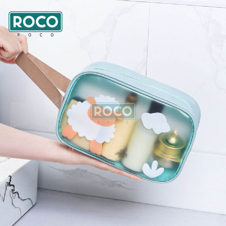 ROCO Transparent Waterproof Travel Toiletries Bag Travel Organizer Bag ...