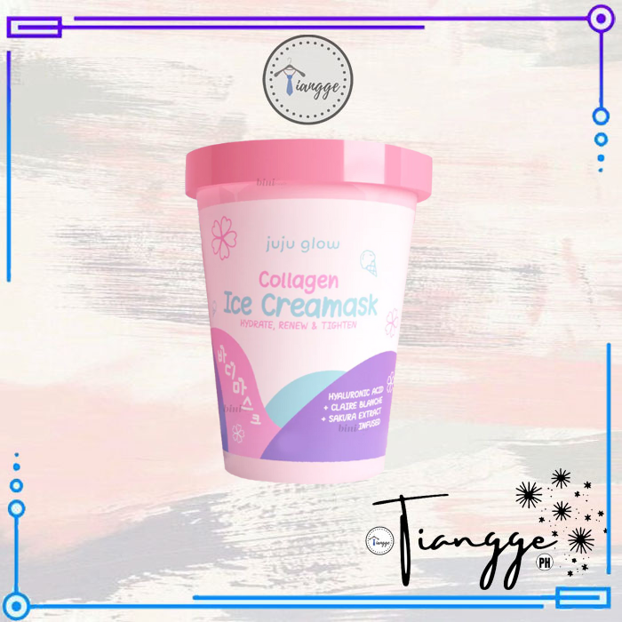 TianggePh | JUJU GLOW ICE CREAM MASK contains almond milk which helps ...