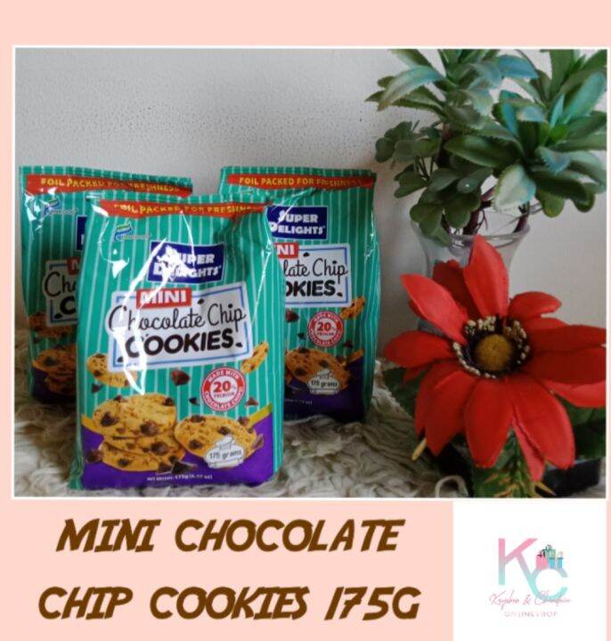 Super Delights Mini Chocolate Chip Cookies 175 grams | Lazada PH