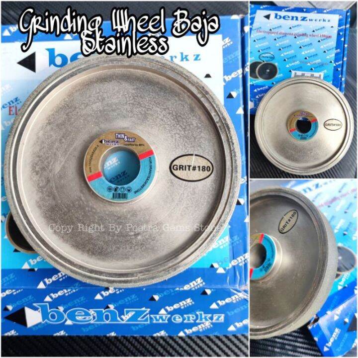 Batu Poles Asah Diamond Wheel Grinding 6 inch Baja Stainless | Lazada ...