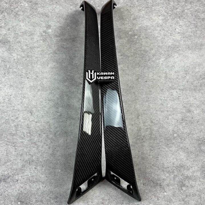 Side panel Fairing Body Carbon kevlar vespa s125 LX Facelift original ...