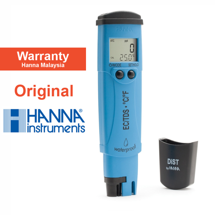 Hanna DiST® 6 EC / TDS / Temperature Tester (High Range) HI98312 Hanna ...