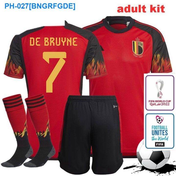 ☄ 2022 2023 Belgian Home Men's Football Shirt National team World Cup ...