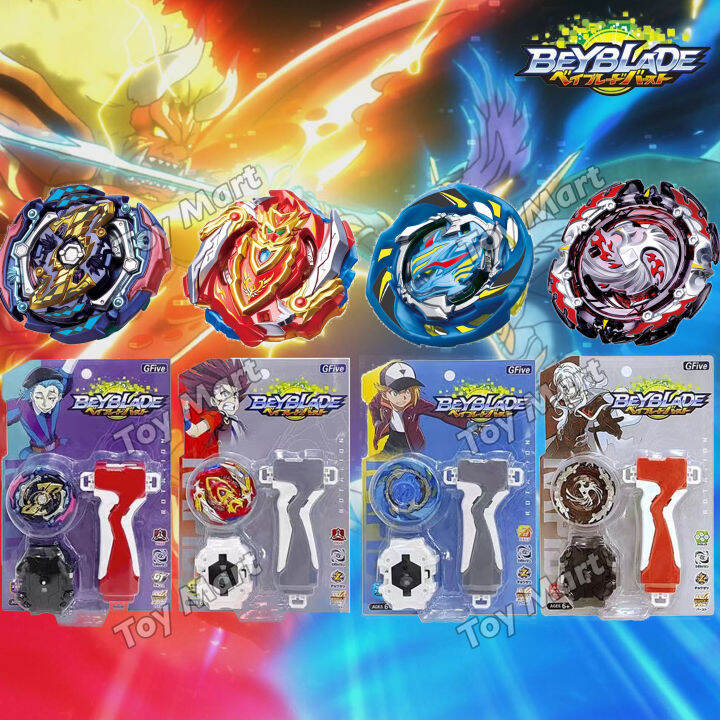 Beyblade Burst Battle Top Grip Ripper w/ Ripcord Launcher Set Cho-Z ...