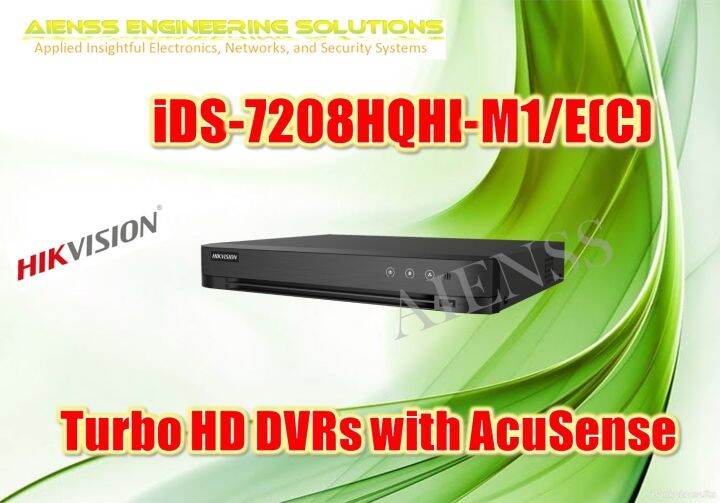 iDS-7208HQHI-M1/E(C) Turbo HD DVRs with AcuSense 8ch HIKVISION | Lazada PH