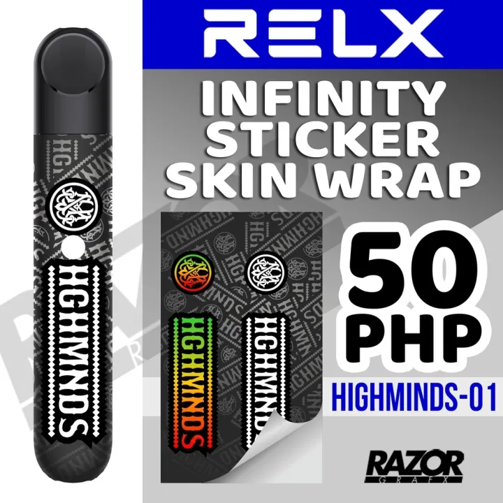RELX Sticker / Skin / Decal / Scratch Protection /Wrap/ RELX 4 INFINITY ...