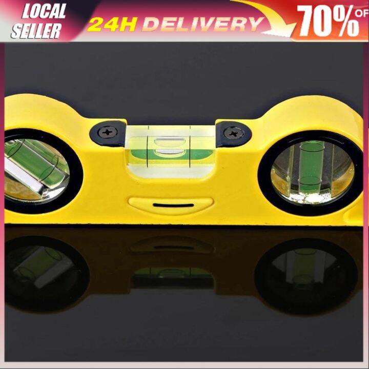 magnetic Water Level Horizontal Vertical Ruler Spirit Level Balance ...