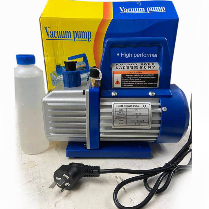 Rotary vane vacuum pump 1/4hp VP115 VP125 single stage (1.8cfm/3cfm ...