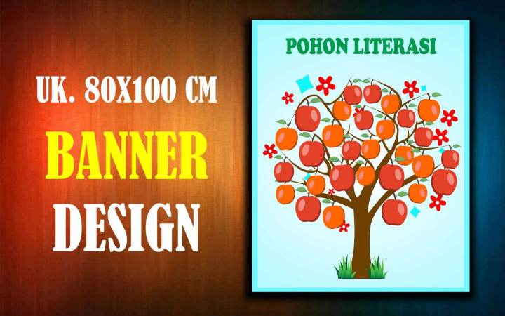 Banner, Spanduk pohon literasi | Lazada Indonesia