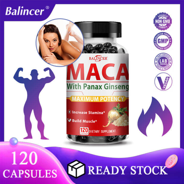 Maca energy supplement supports men's natural health, enhances energy ...