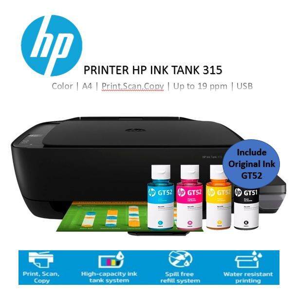 PRINTER HP INK TANK 315 ALL IN ONE - PRINTER HP INKTANK 315 AIO ...