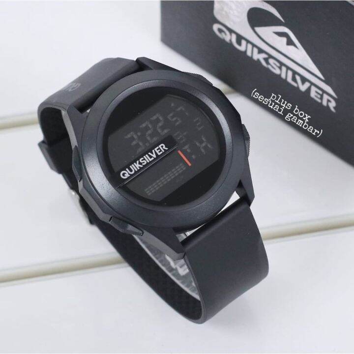 Quiksilver Men Drone Strab Rubber Digital WaterProof Watch 2022 | Lazada PH