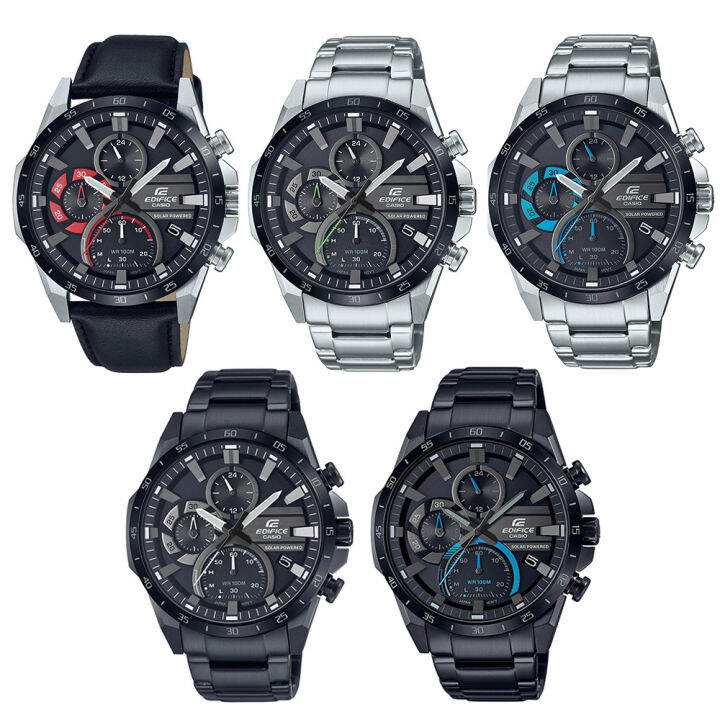Casio Edifice นาฬิกาข้อมือผู้ชาย สายหนัง/สายสแตนเลส รุ่นEQS-940 (EQS ...