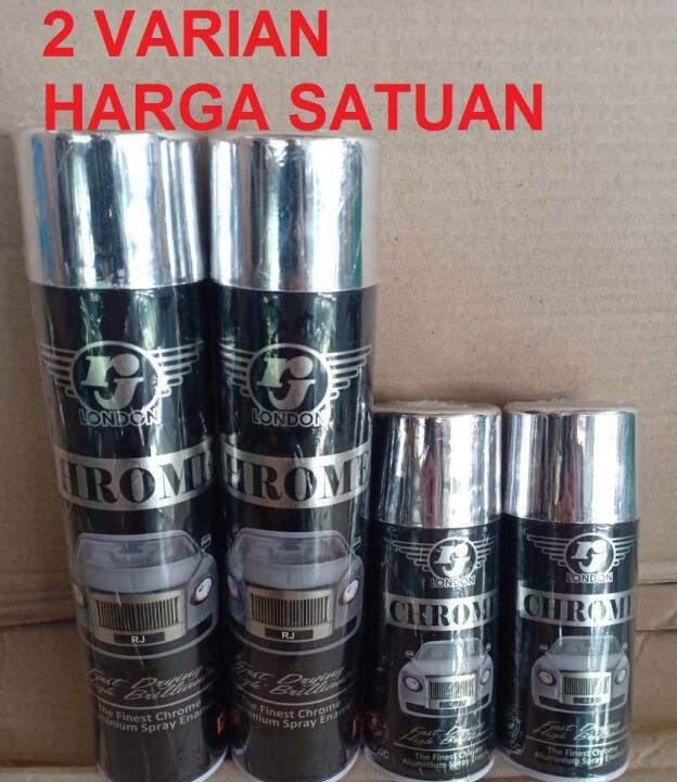 Pilok Pilox Cat Semprot RJ London Chrome Warna Chrome / Stainless ...