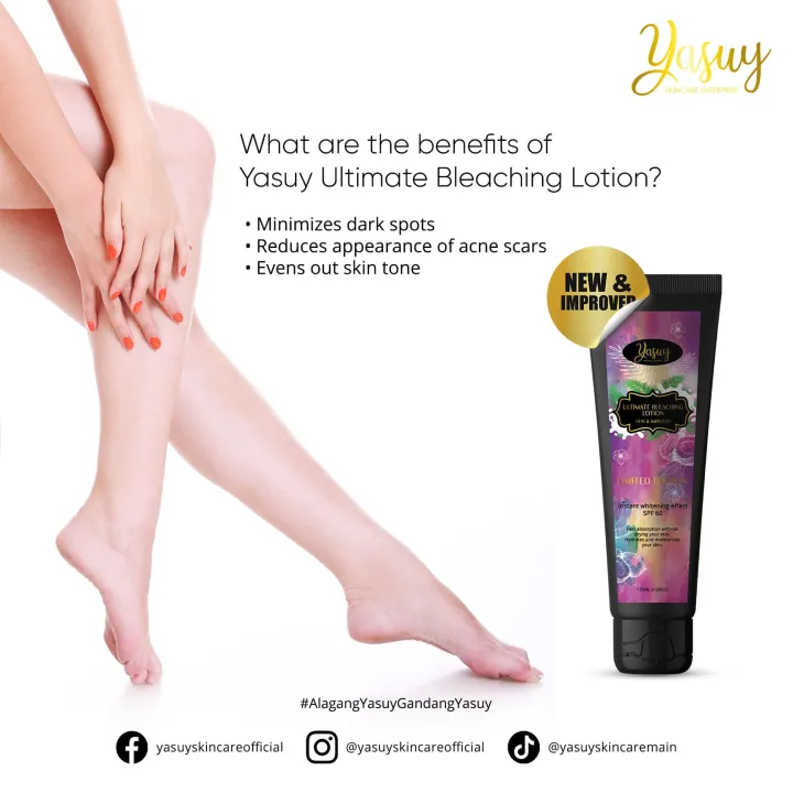 Yasuy Ultimate Bleaching Lotion Instant Brightening Effect SPF80 120ml ...