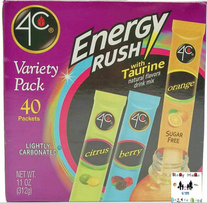 4C Energy Rush Sticks Variety Pack 40s | Lazada PH