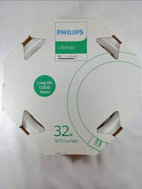 PHILIPS lifemaxหลอดฟลูออเรสเซนต์ฟิลิปส์ ชนิดกลม ขนาด32วัตต์ขั้วหลอดแบบ ...