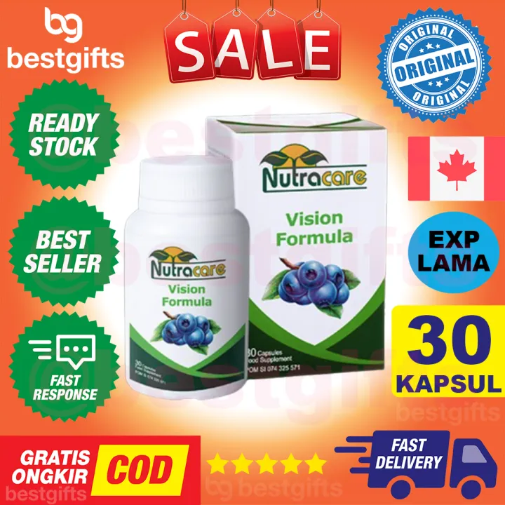 NUTRACARE NUTRA CARE VISION FORMULA VITAMIN VIT MATA BILBERRY KESEHATAN ...