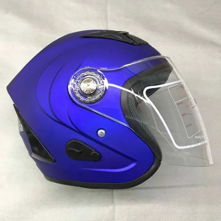 [HALO MOTOR] RXR TITANIUM HALF FACE Helmet 007 And HNJ A4001 | Lazada PH