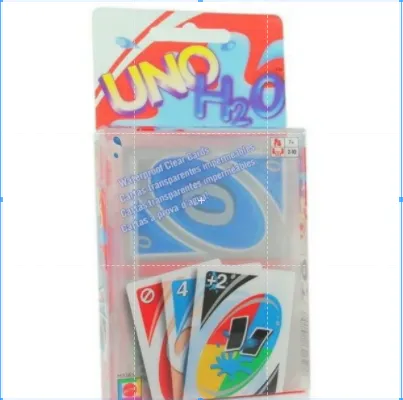 YCH uno h2o card game plastic waterproof h2o uno cards family game ...