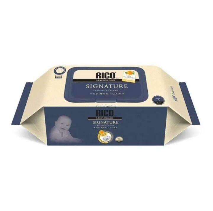 Rico Baby Signature Wet Wipes (70pcs) | Lazada