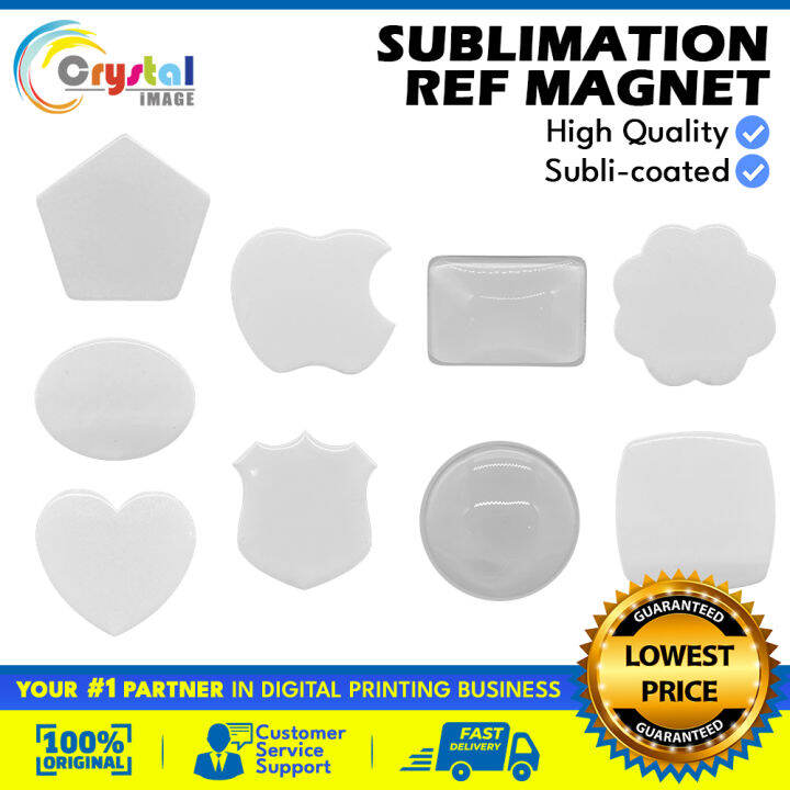 Sublimation Ref Magnet Aluminum Blank Fridge Pre-Cut Magnet | Lazada PH