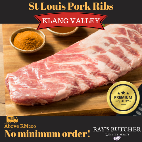 Fresh St Louis Pork Ribs! 1kg [Ray's Butcher Pork] (Klang Valley ...
