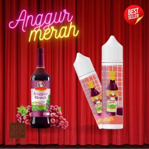 PROMO MANTAP LIQUIDS ANGGUR MERAH BY STOOM-liquid1pod liquide60ml ...
