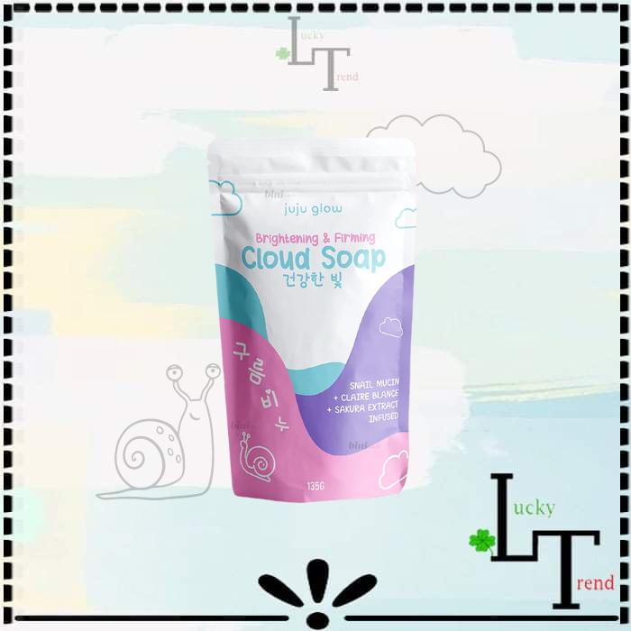 LuckyTrend | JUJU GLOW - BRIGHTENING & FIRMING CLOUD SOAP Formulated with a soothing combination ...