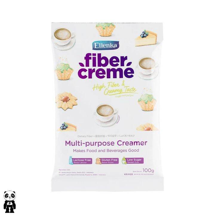 Ellenka Fiber Creme 100g Fiber Creamer Bubuk Krimer Serbaguna | Lazada ...