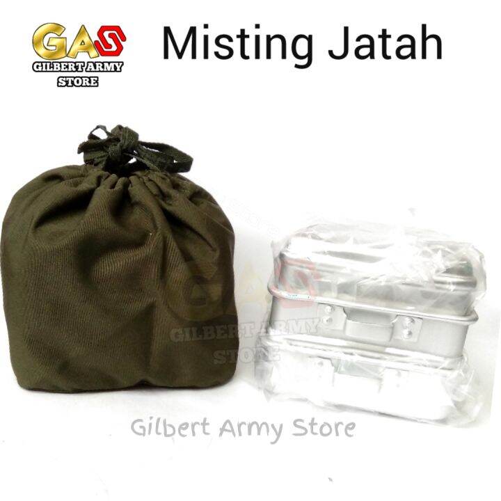 Misting TNI jatah Nesting Peralatan Masak Lapangan Outdoor Gilbert Army ...