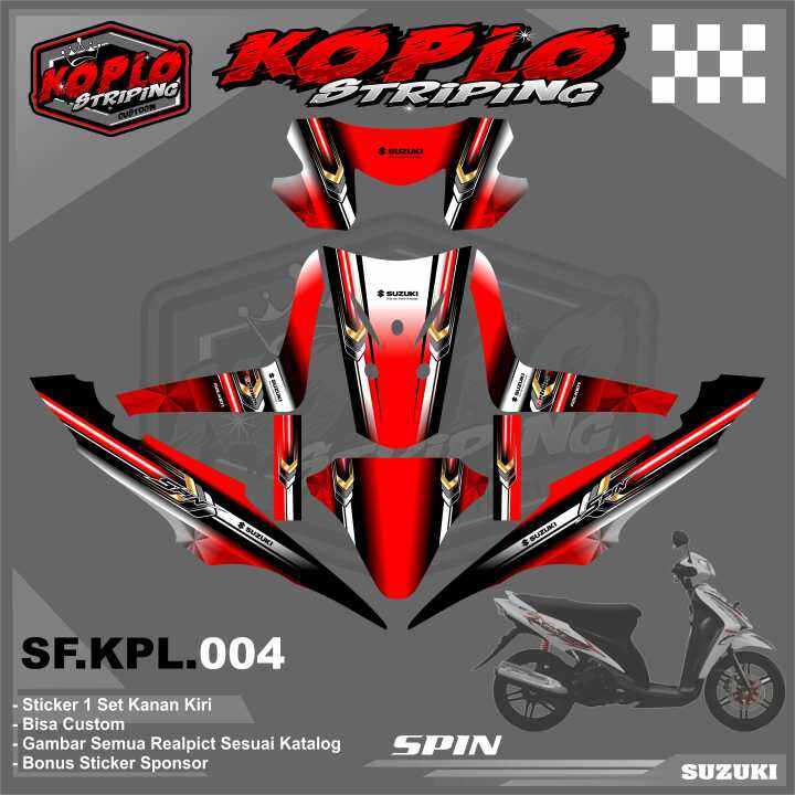 Sticker Decal Full Body Spin 125 R - Sticker Decal Full Body Spin 125 R ...