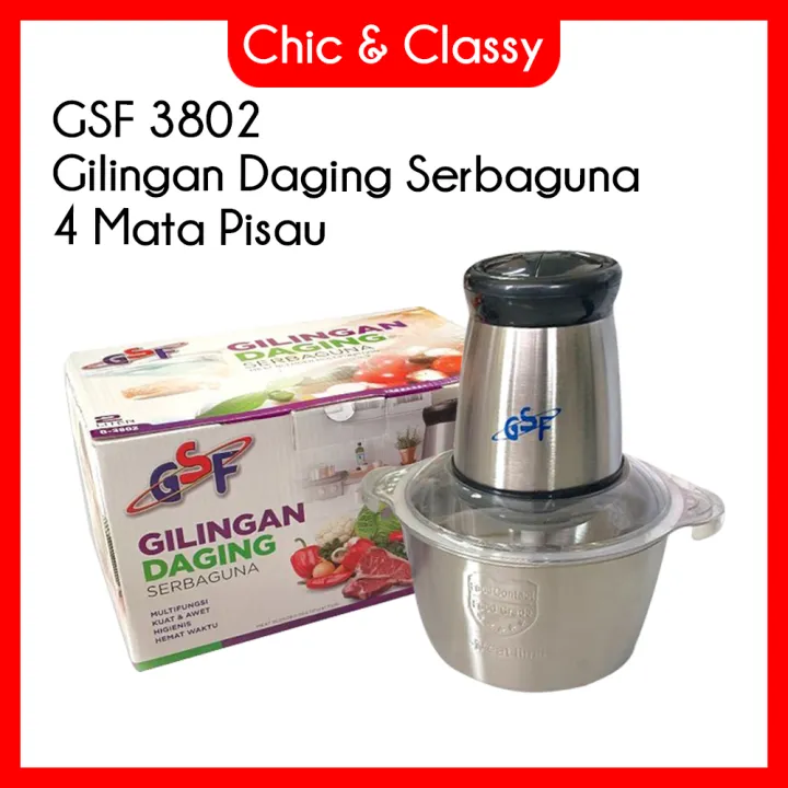 GSF 3802 || Gilingan Daging Serbaguna 4 Mata Pisau GSF-3802 / Blender Pentol Bakso / Meat ...