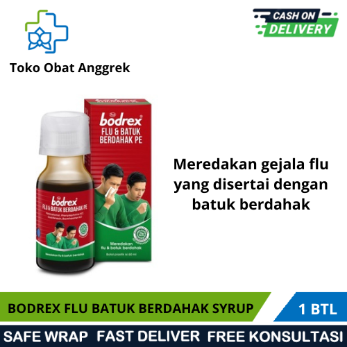 BODREX FLU BATUK BERDAHAK SYRUP 60 ML /OBAT BATUK FLU BERDAHAK | Lazada ...