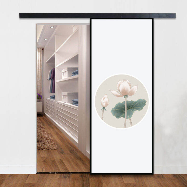 Trackless sliding door, hanging rail sliding door, invisible rail barn ...