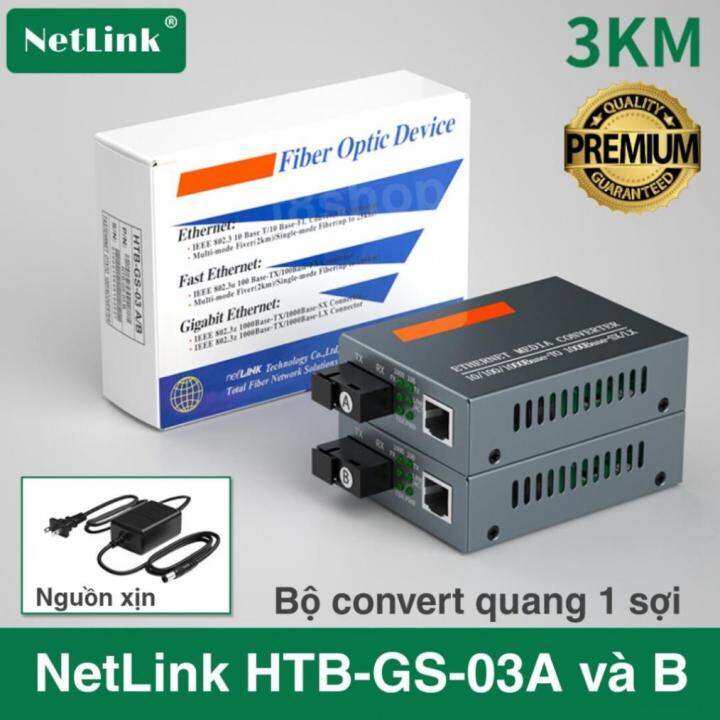 Bộ chuyển quang điện Converter quang Htb-gs-03 a/b 1000mbs Netlink ...