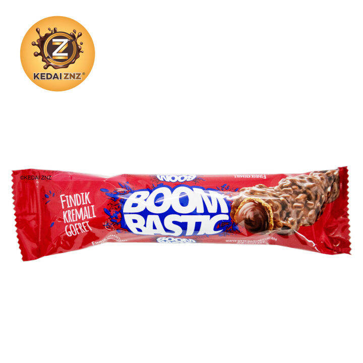 Chocolate BOOM BASTIC WAFER WITH HAZELNUT CREAM 32g Coklat | Lazada
