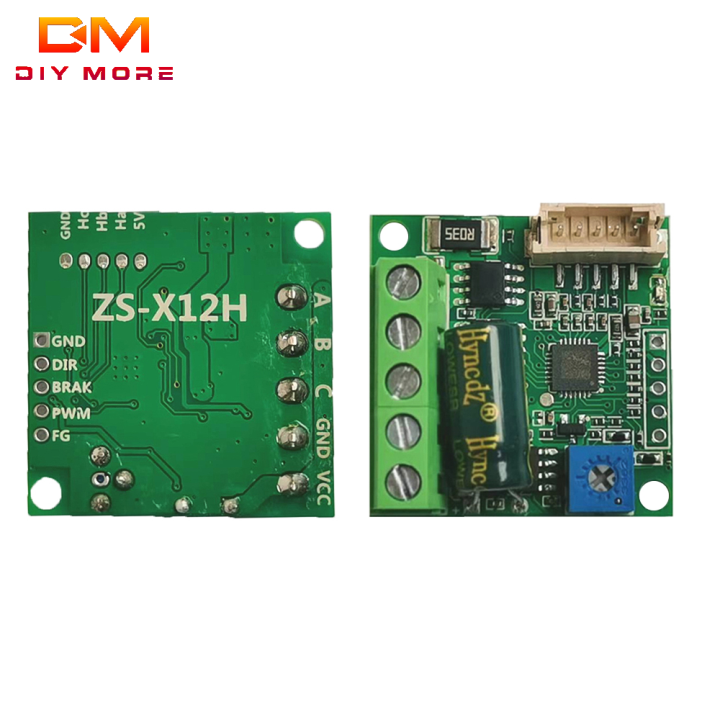 Diymore DC6-28V ZS-X12H 3-phase Brushless Motor Speed Controller Motor Control Board Motor ...